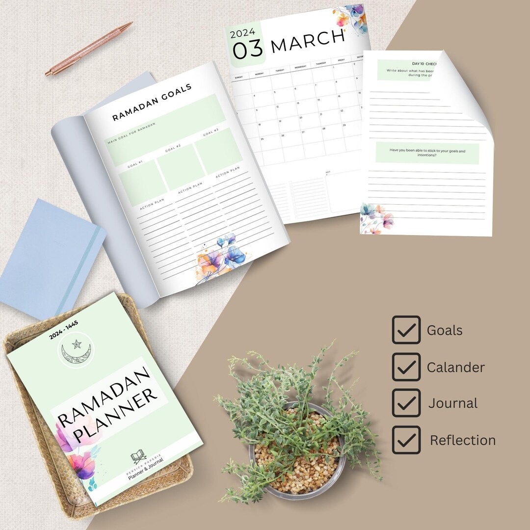 2026 Ramadan Planner Template, Islamic Gratitude Journal Ramadan ...