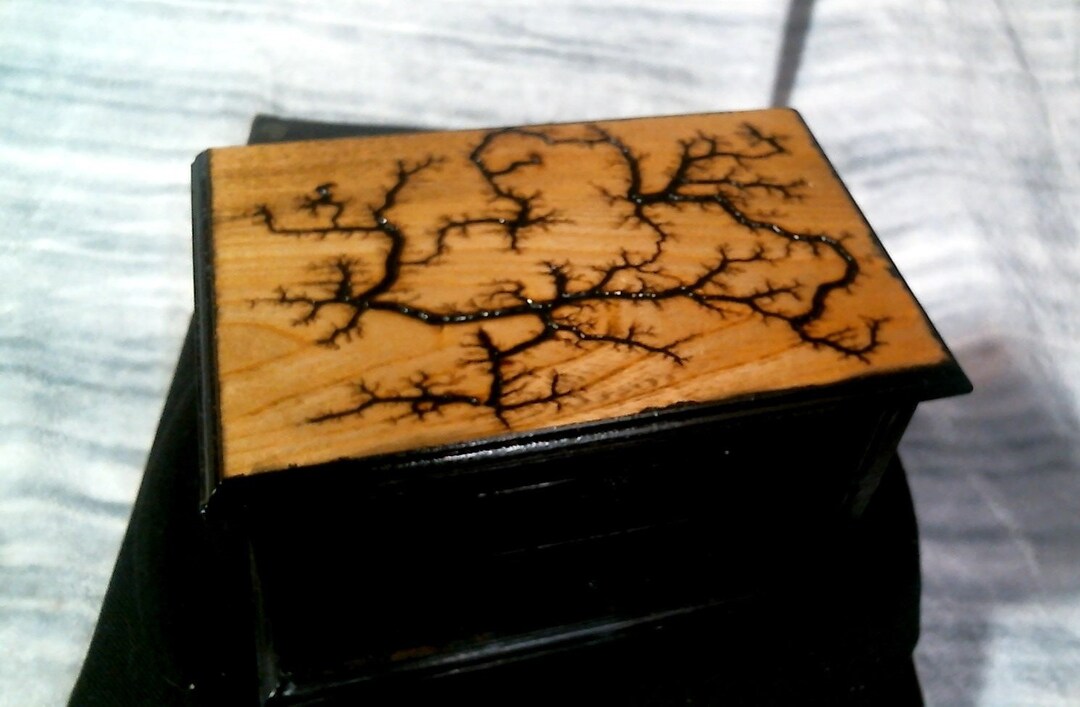 Fractal Burnt Music Box - Etsy