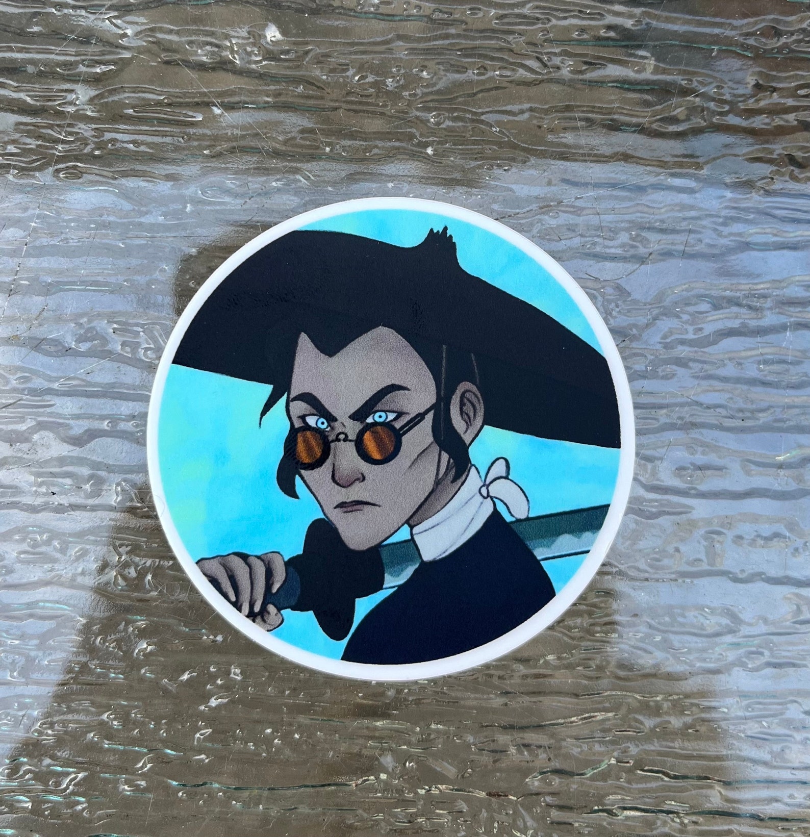 Mizu Blue Eye Samurai Sticker - Etsy