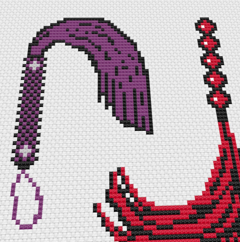 Flogger Cross Stitch Pattern, Bondage Spankers and Floggers Sexy Sewing ...
