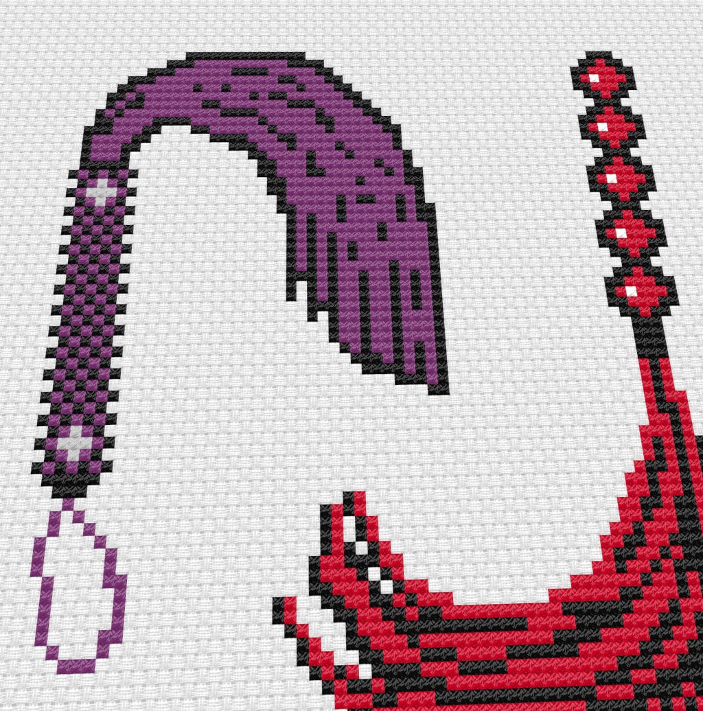 Flogger Cross Stitch Pattern, Bondage Spankers and Floggers Sexy Sewing ...