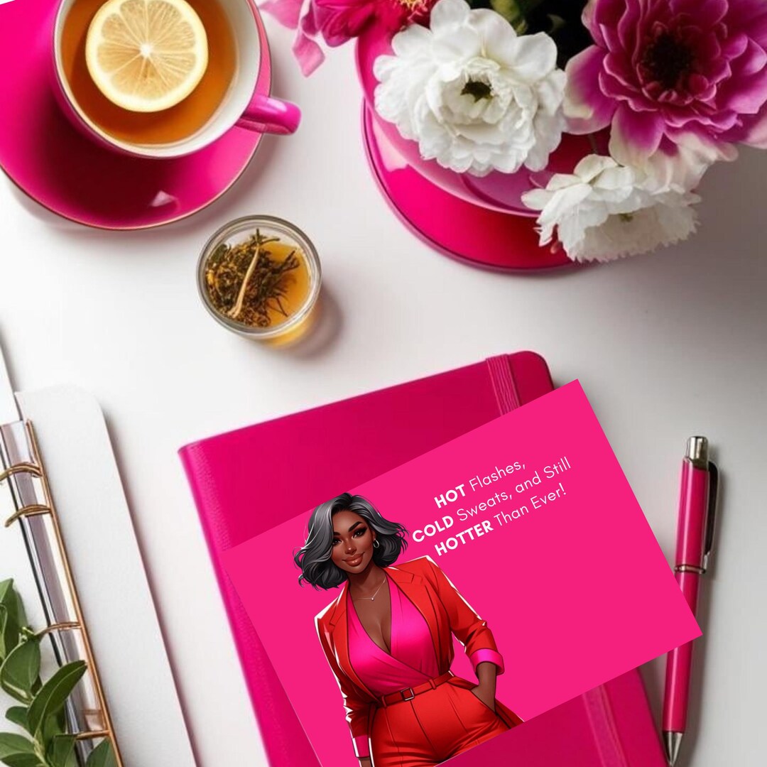 Menopause Card | Black Greeting Card | Women Empowerment Card | - Etsy