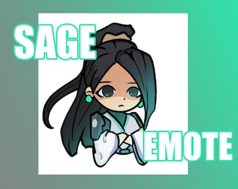 Valorant Sage Emote Pack Bundle Stickers for Twitch Streamers - Etsy