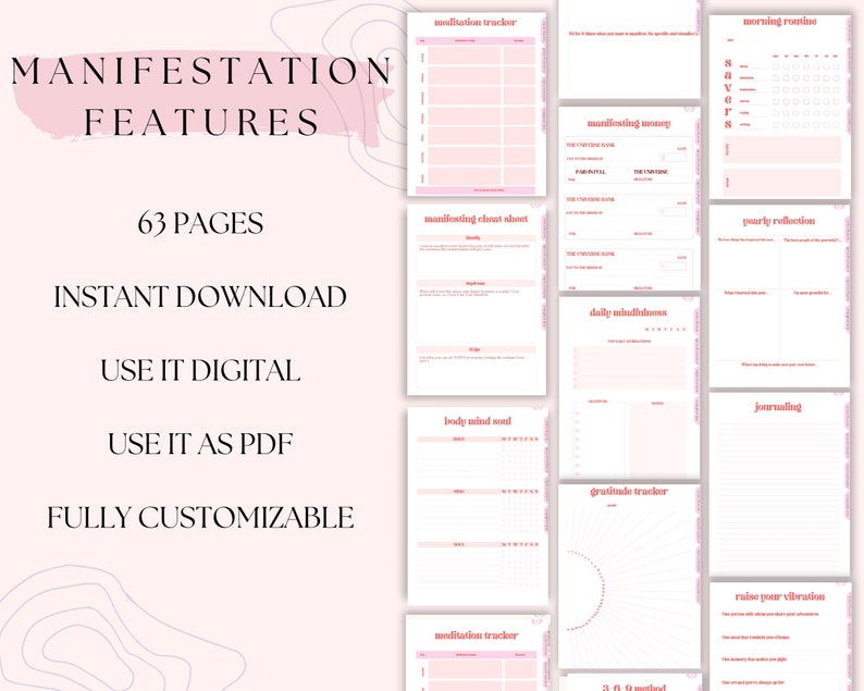 Future Vision Board Book Kits for Mind Mapping, Law of Attraction Self ...
