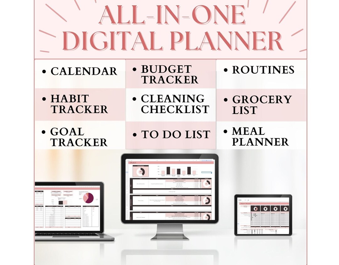 Non Dated Planner Initiative Tracker, Ultimate Life Planner With ...