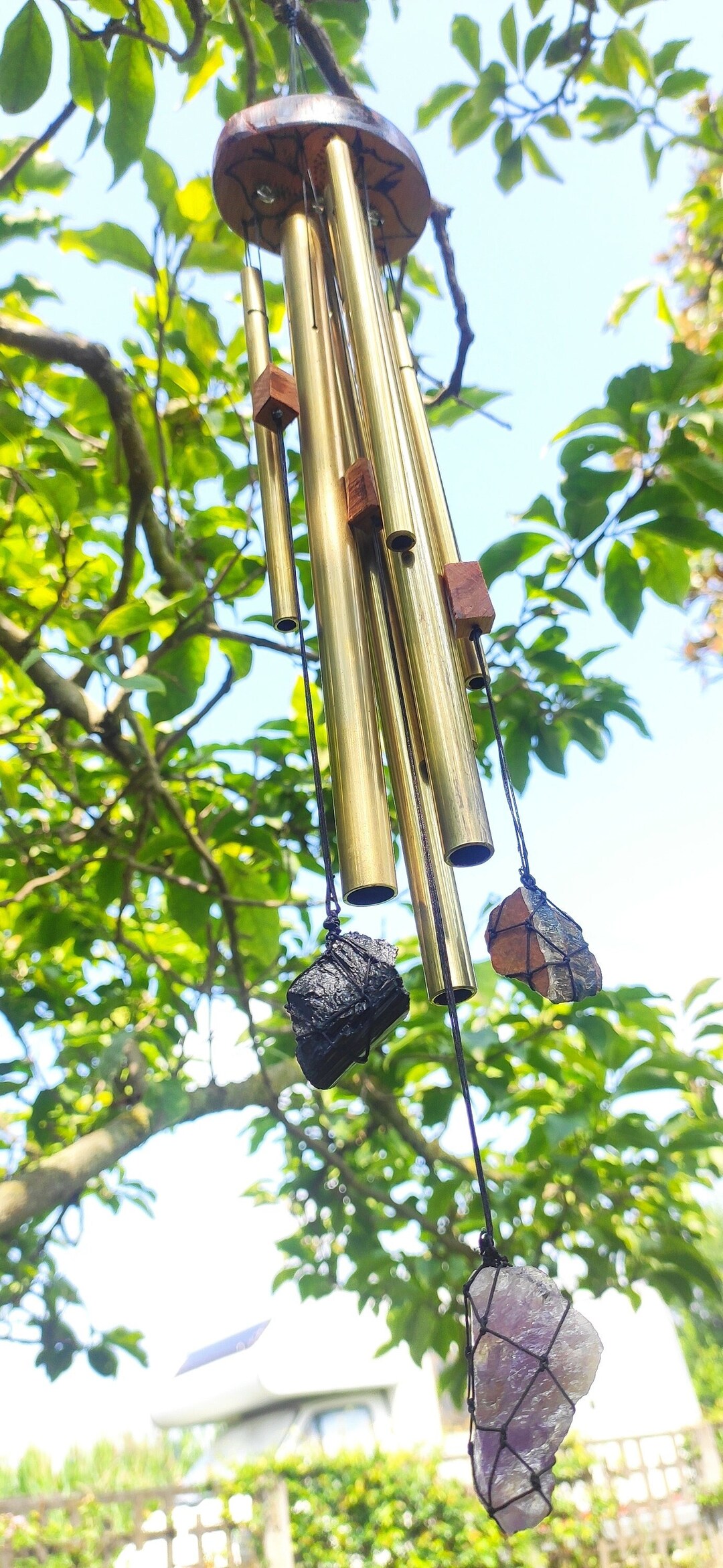 Wind Chime Tuned at 432hz Fully Customizable Hand Made to Order - Etsy