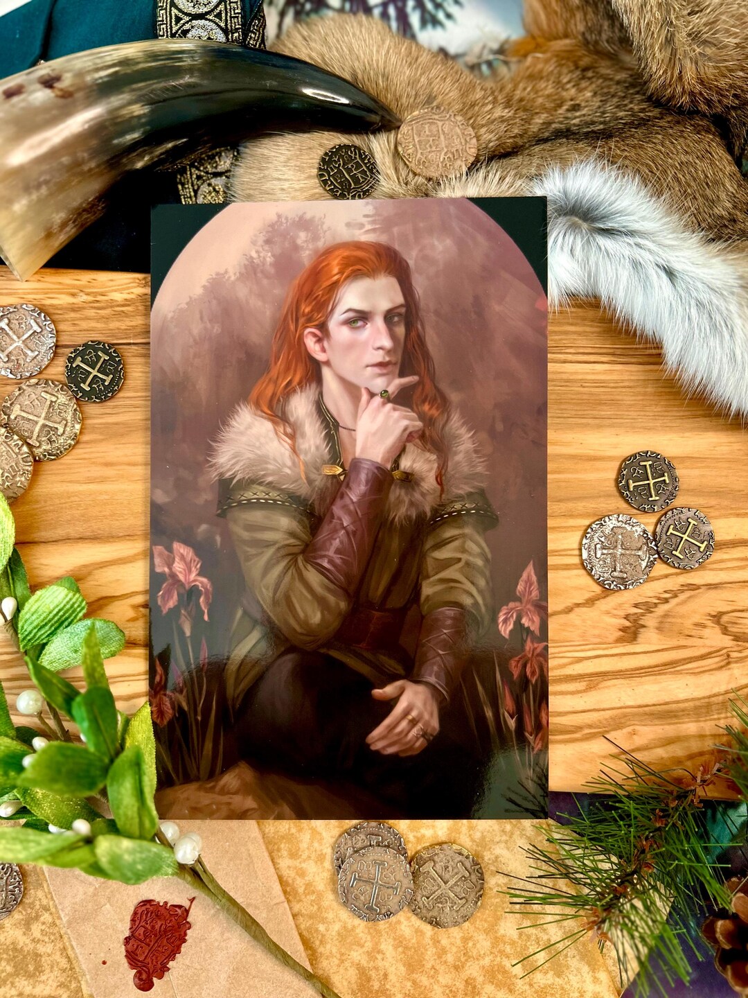 Loki Norse God Art Print A5 Glossy | Norse Mythology Wall Art | Viking ...