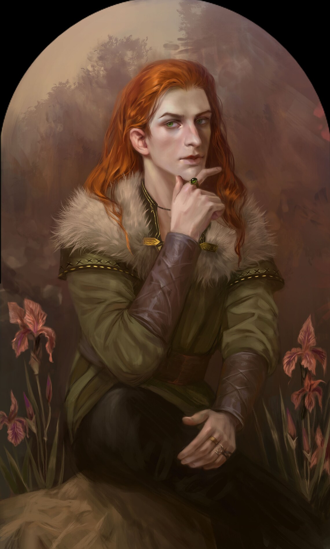 Loki Matte Postcard Print: Norse Mythology, Trickster God, Norse Art ...