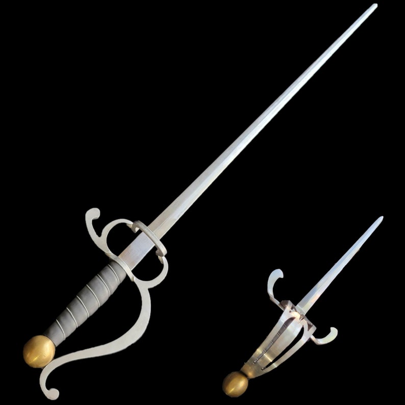 Stage Combat Rapier Steel - Etsy