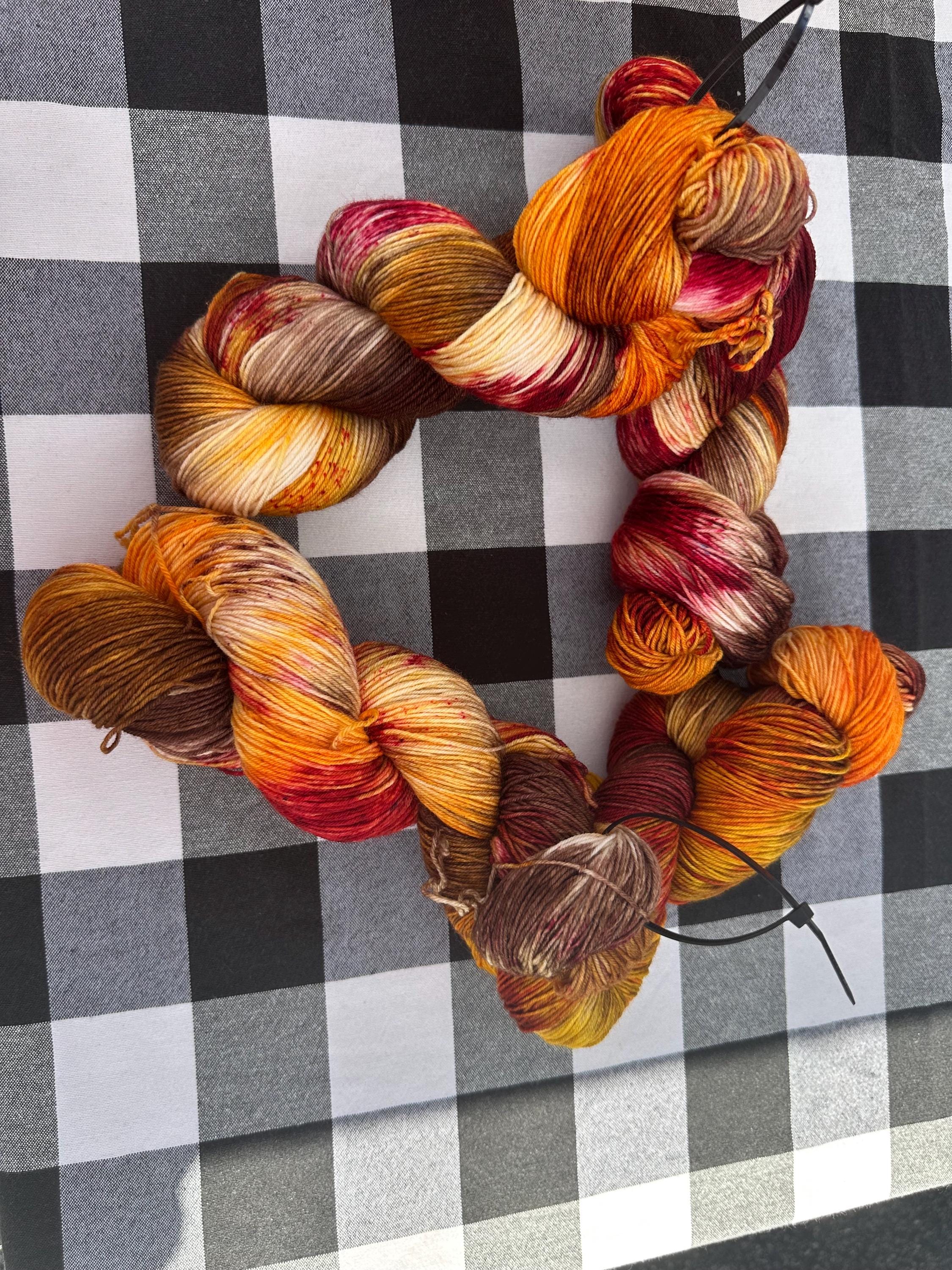Happy Fall Y’all Hand-dyed Merino Wool Yarn: Autumn Colors - Etsy