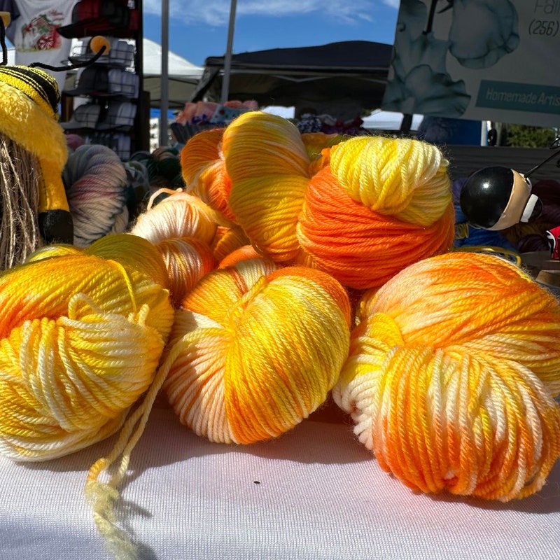 Candy Corn Yarn - Etsy