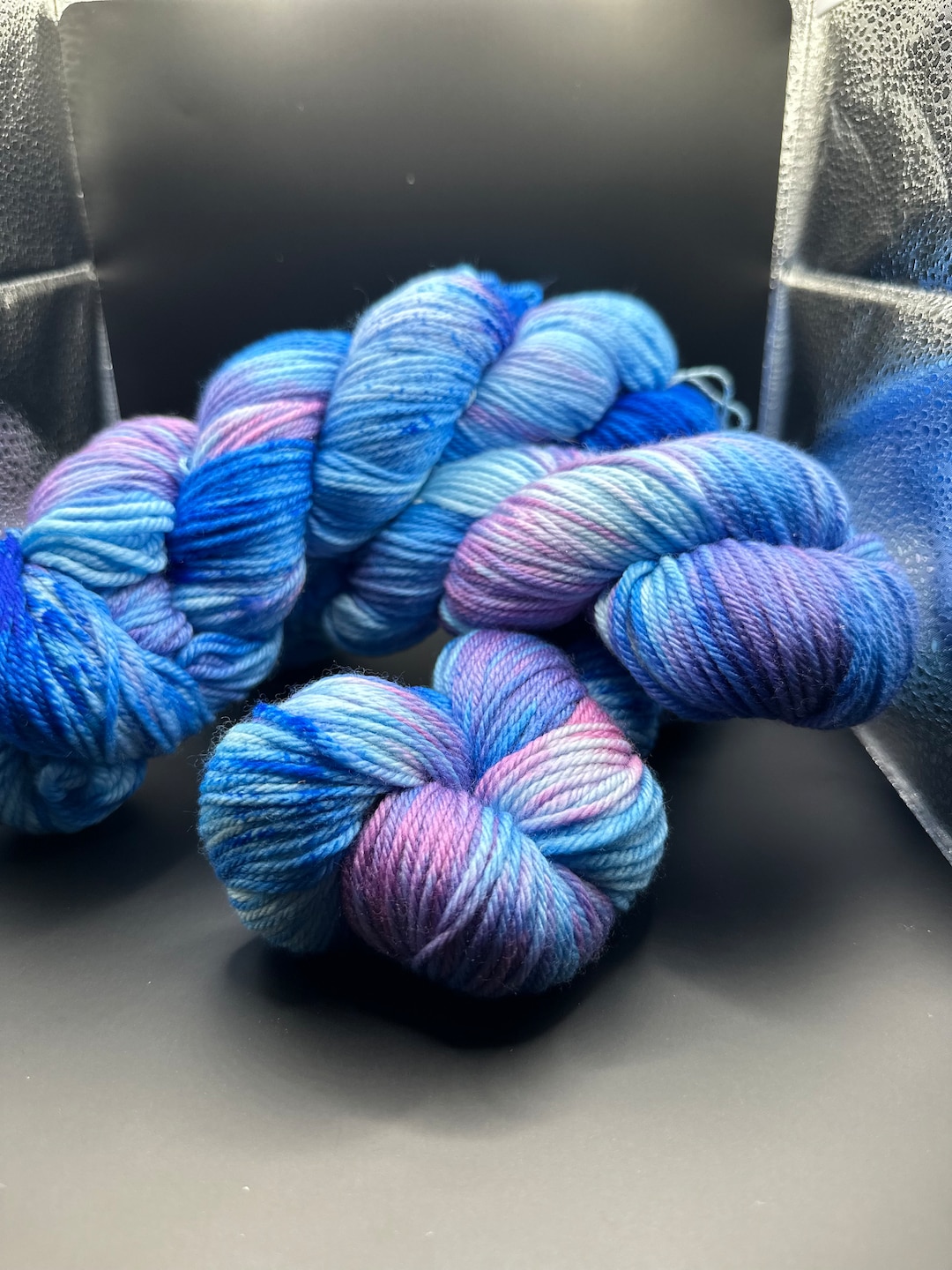 Summer Skies-hand Dyed-yarn-merino Wool-hank-fingering Weight -sock ...