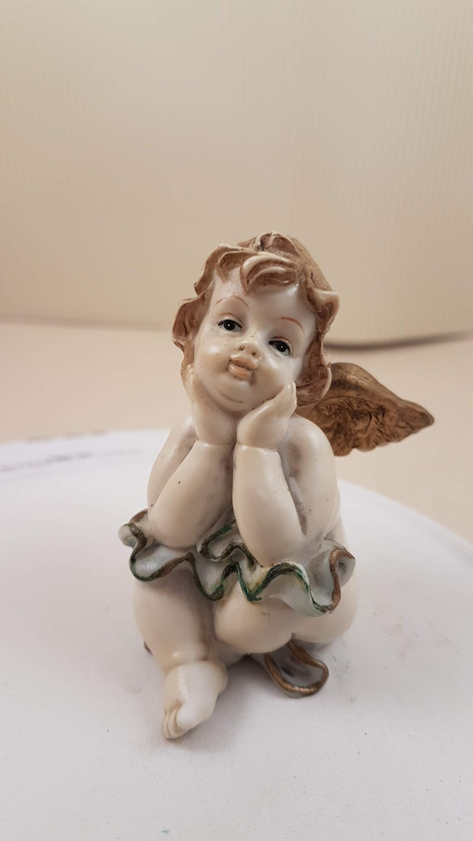 Vintage Cherub Figurine Mini Angel - Etsy