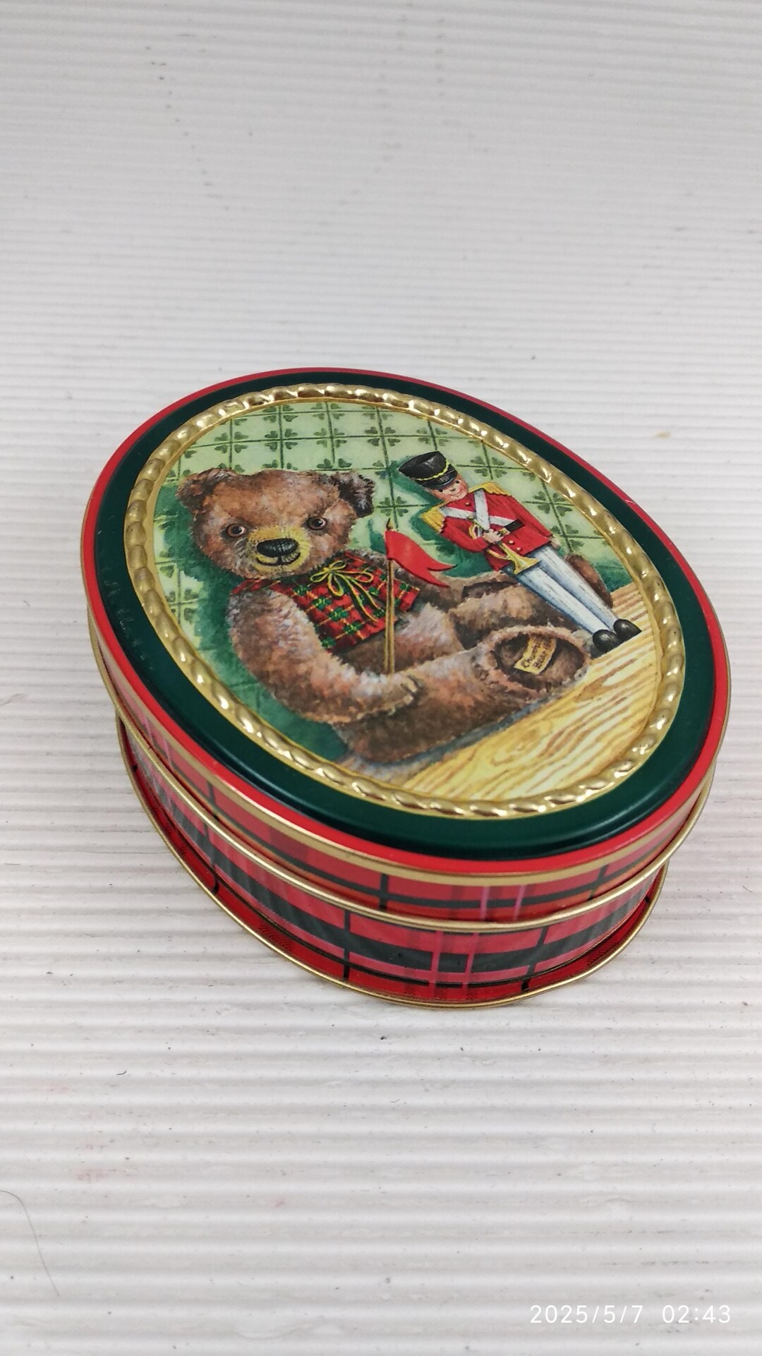 Adorable Teddy Bear Candy Tin Churchills Confectionary England - Etsy