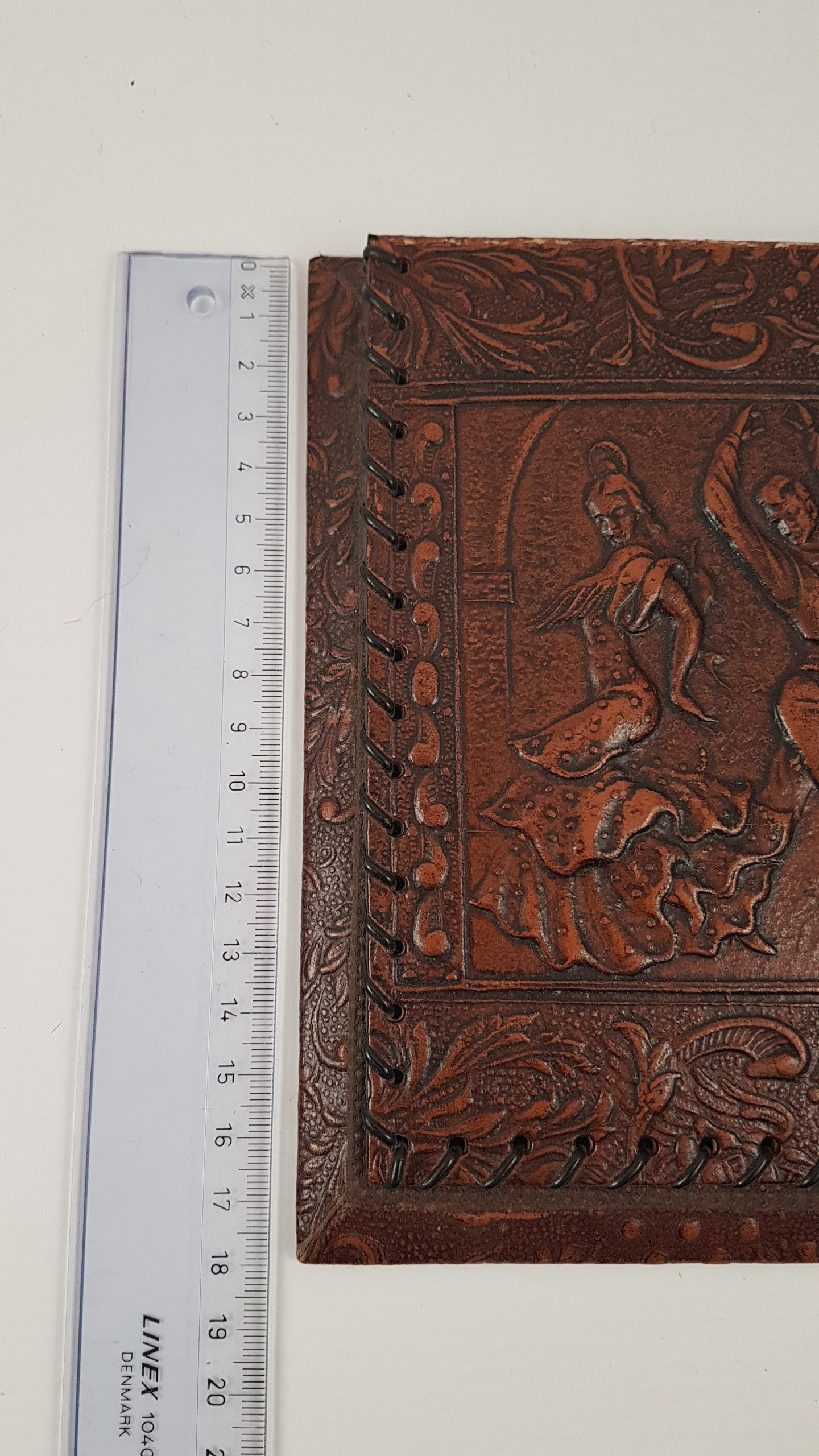 Vintage Old Notebook Cover Souvenir Genuine Leather Spain Dancing ...