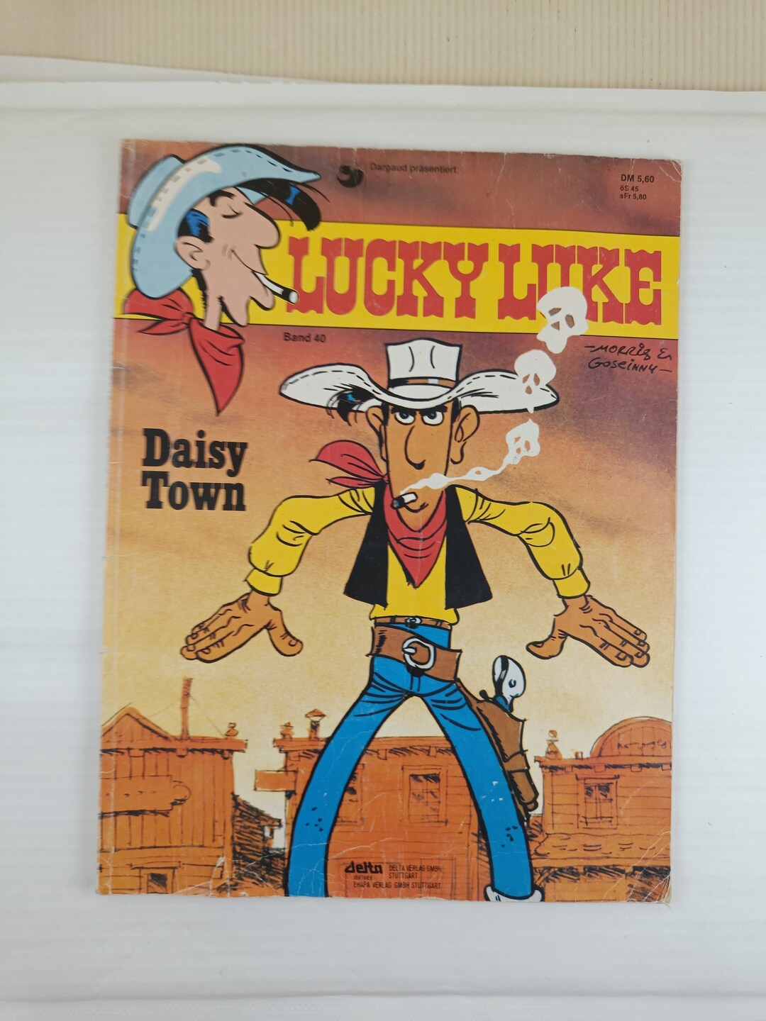 Vintage Lucky Luke Daisy Town by Goscinny, Softcover Comics Book - Etsy