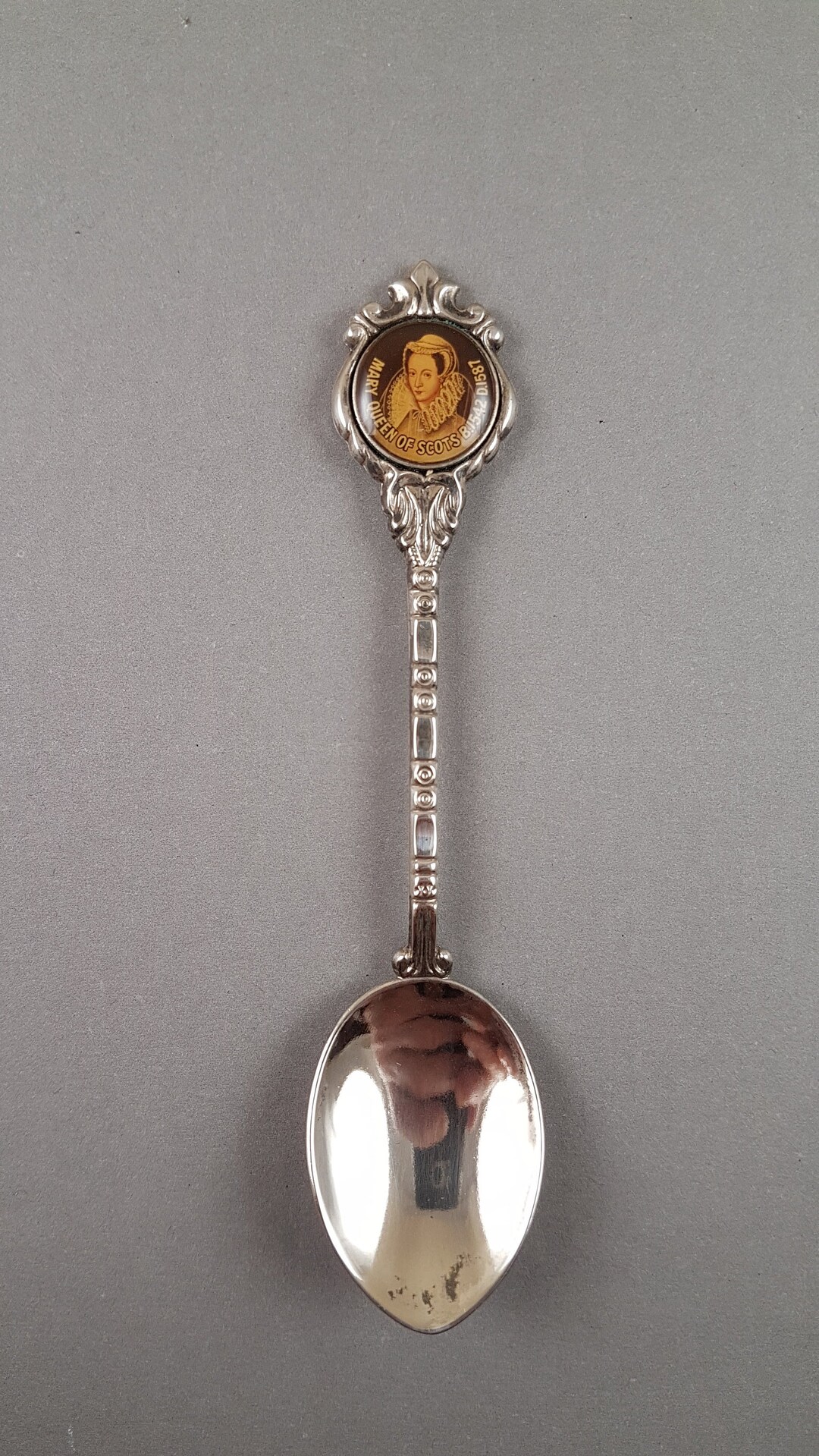 Vintage Collectible Teaspoon Stuart Mary Queen of Scots Silver Plated ...