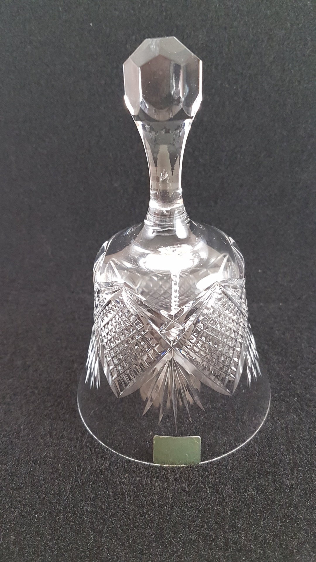 Vintage Faceted Crystal Dinner Bell: Clear Glass Collectible - Etsy