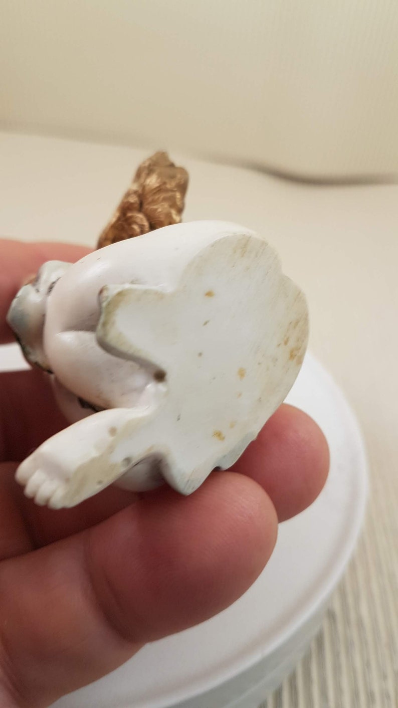 Vintage Cherub Figurine Mini Angel - Etsy