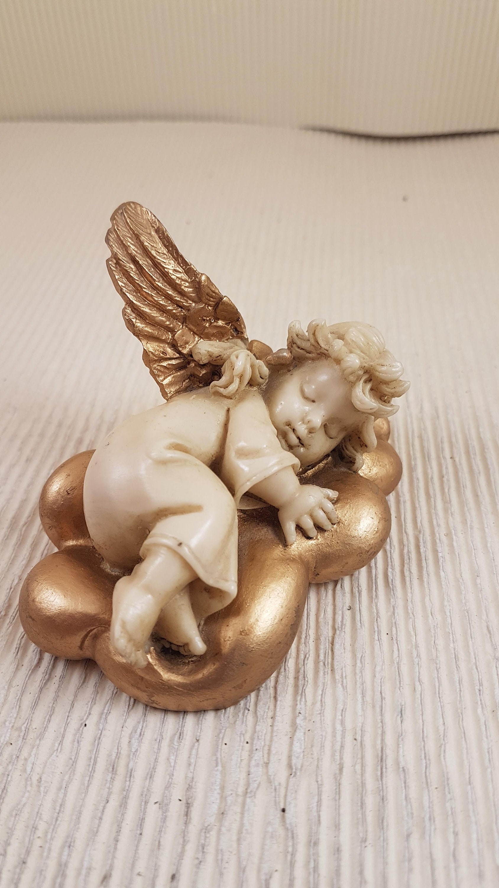Vintage Cherub Angel Sleeping Figurine - Etsy