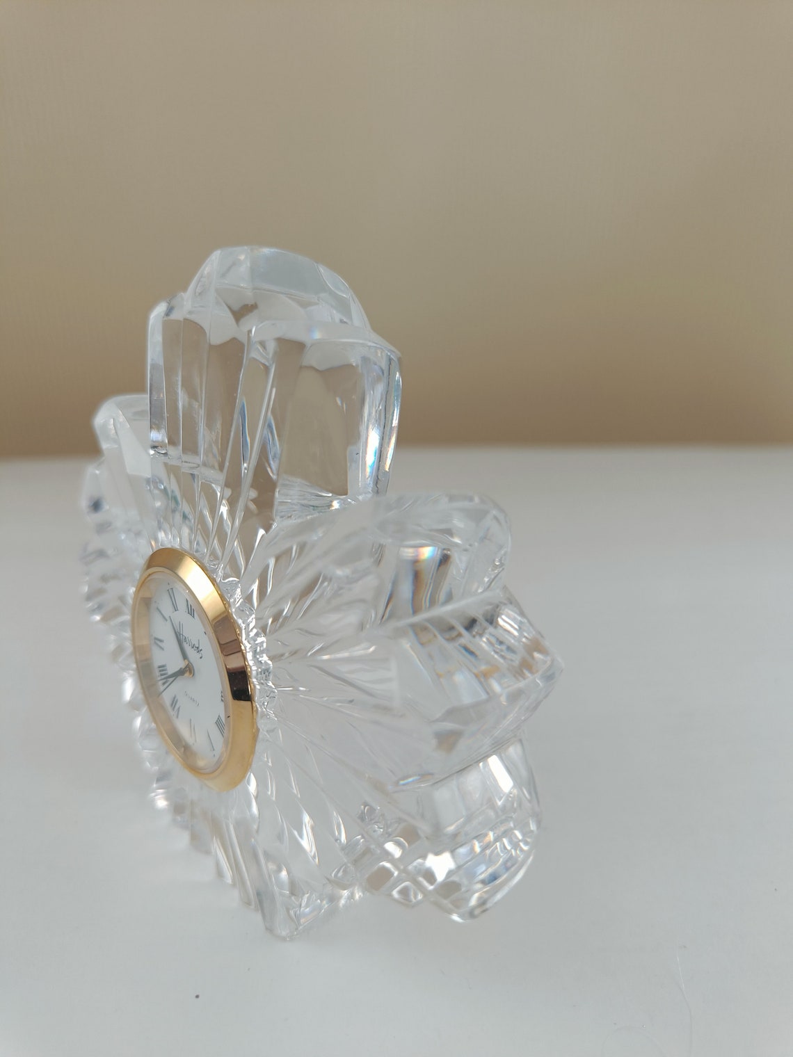 Vintage Mini Clock Mantel Table Clock, Collectible Dollhouse Clock ...