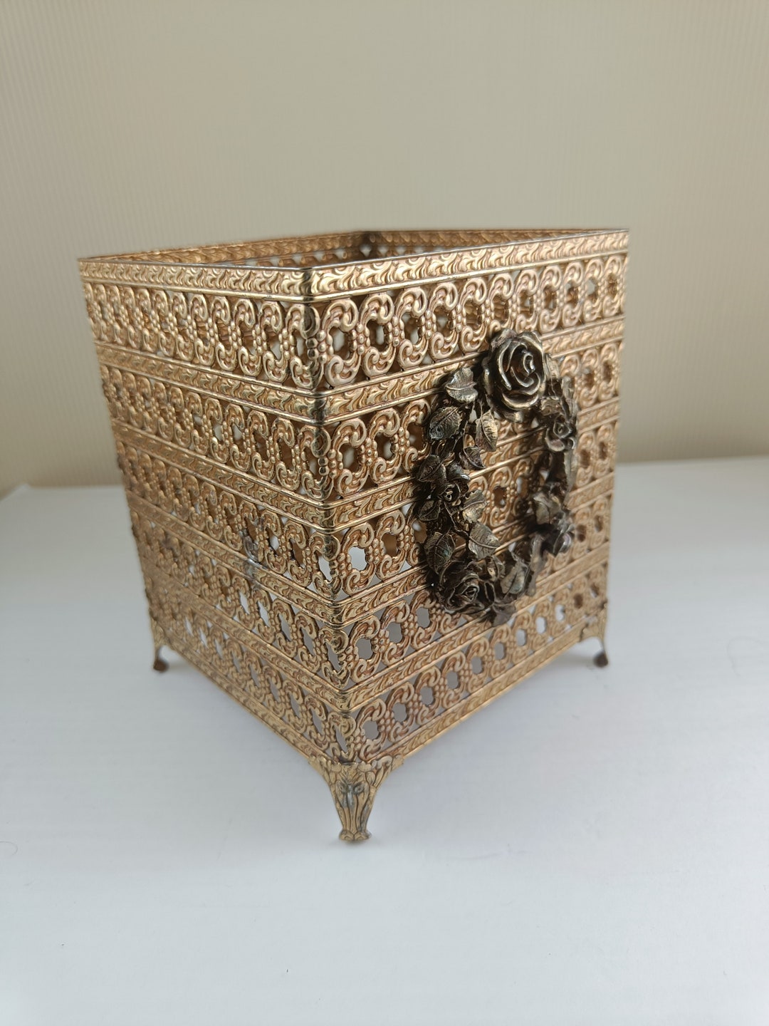 Vintage Hollywood Regency? Tissue or Napkin Holder Mid Century Modern ...