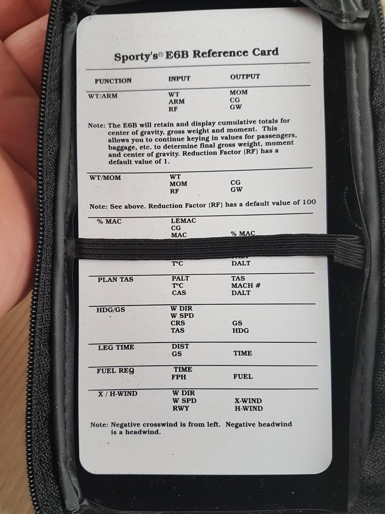 Sporty's E6B Flight Computer With Manual & Quick Reference Card - Etsy