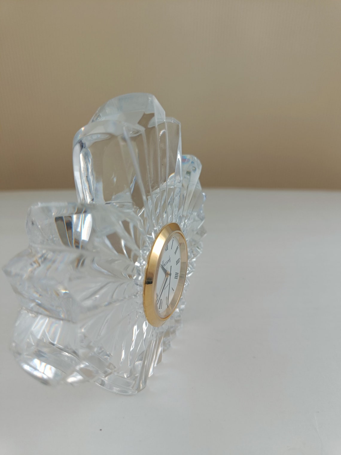 Vintage Mini Clock Mantel Table Clock, Collectible Dollhouse Clock ...