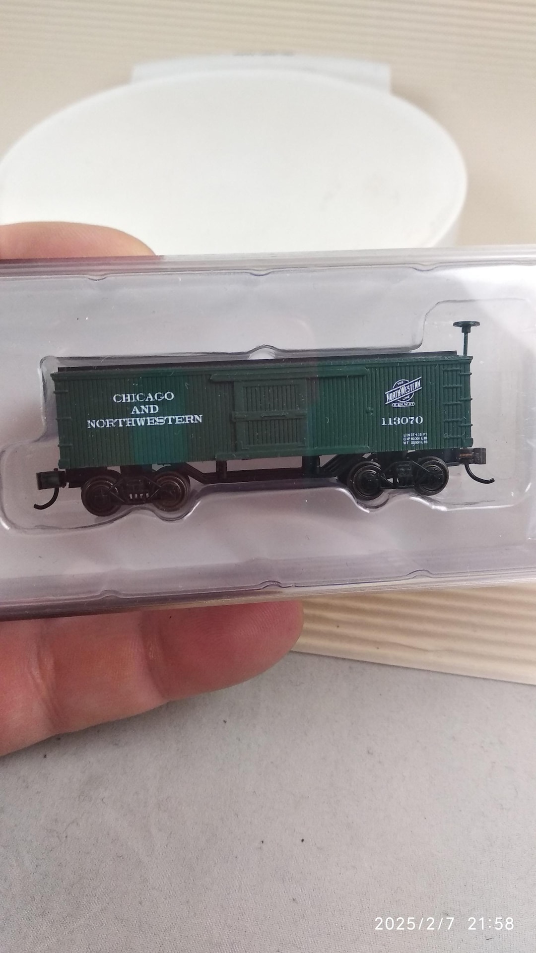 Bachmann - Old-time Wood Boxcar - Ready to Run -- Chicago & North ...