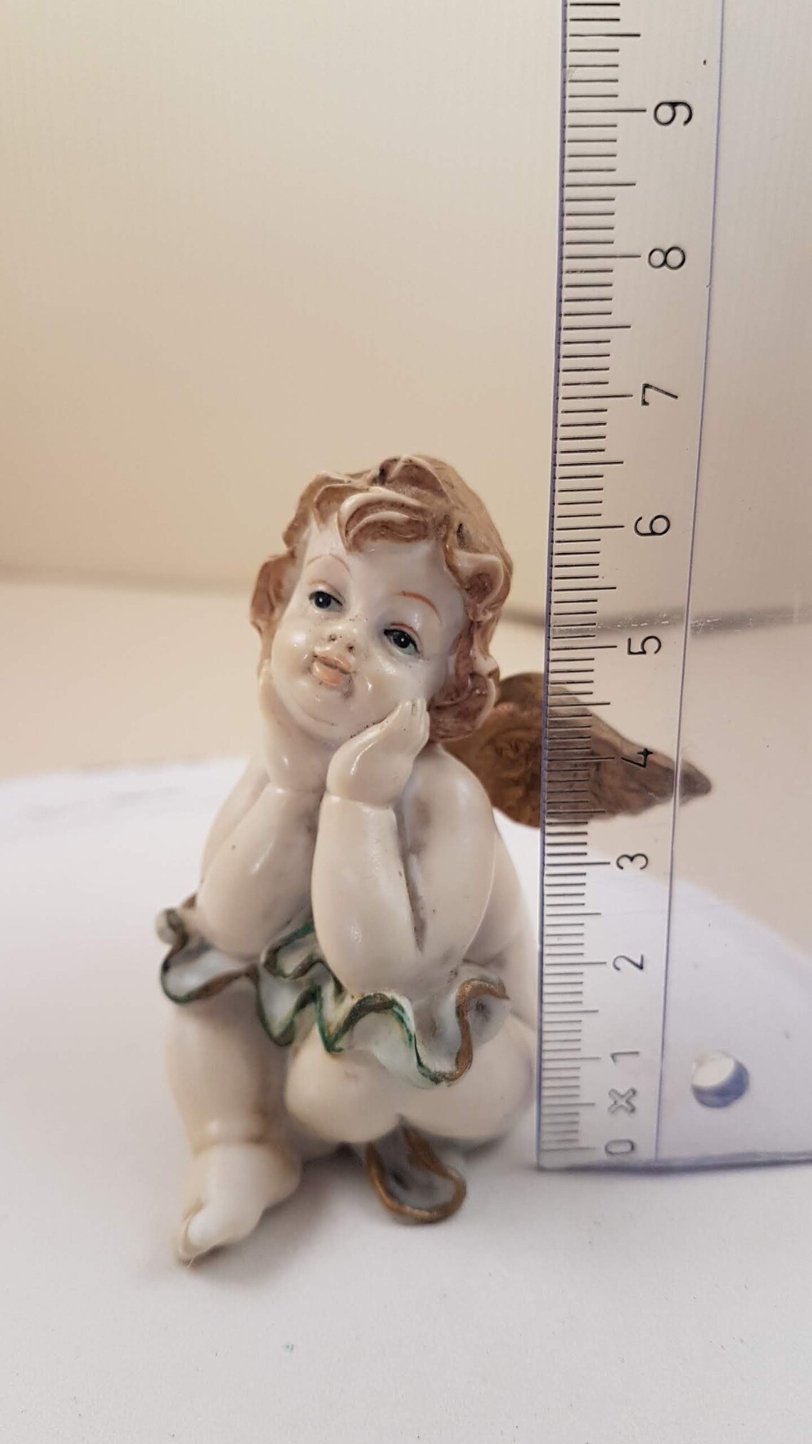 Vintage Cherub Figurine Mini Angel - Etsy