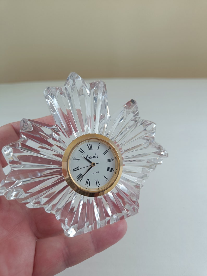 Vintage Mini Clock Mantel Table Clock, Collectible Dollhouse Clock ...