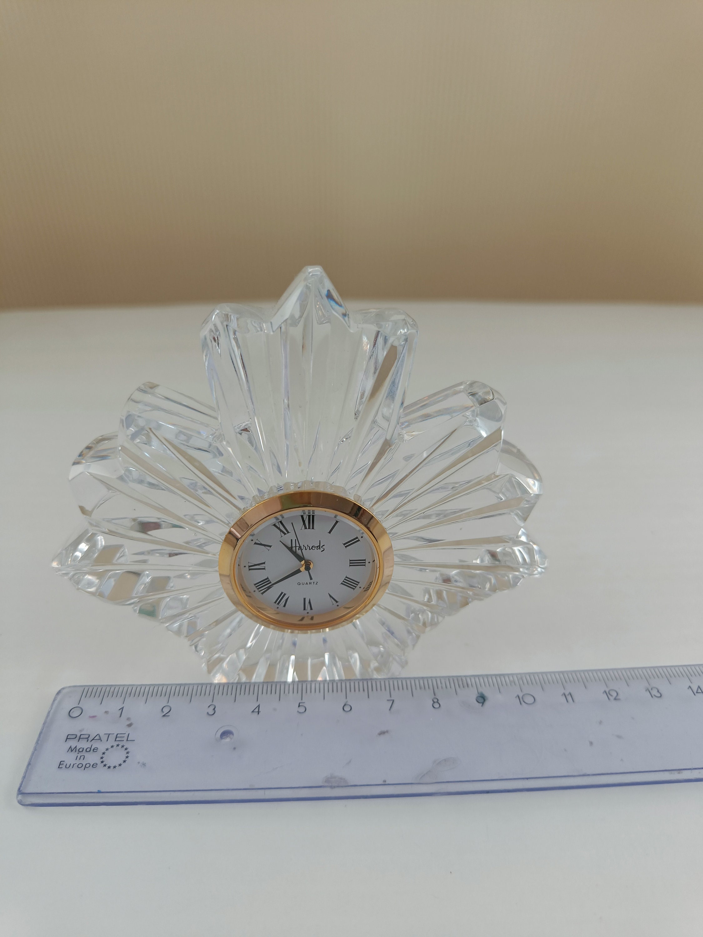 Vintage Mini Clock Mantel Table Clock, Collectible Dollhouse Clock ...