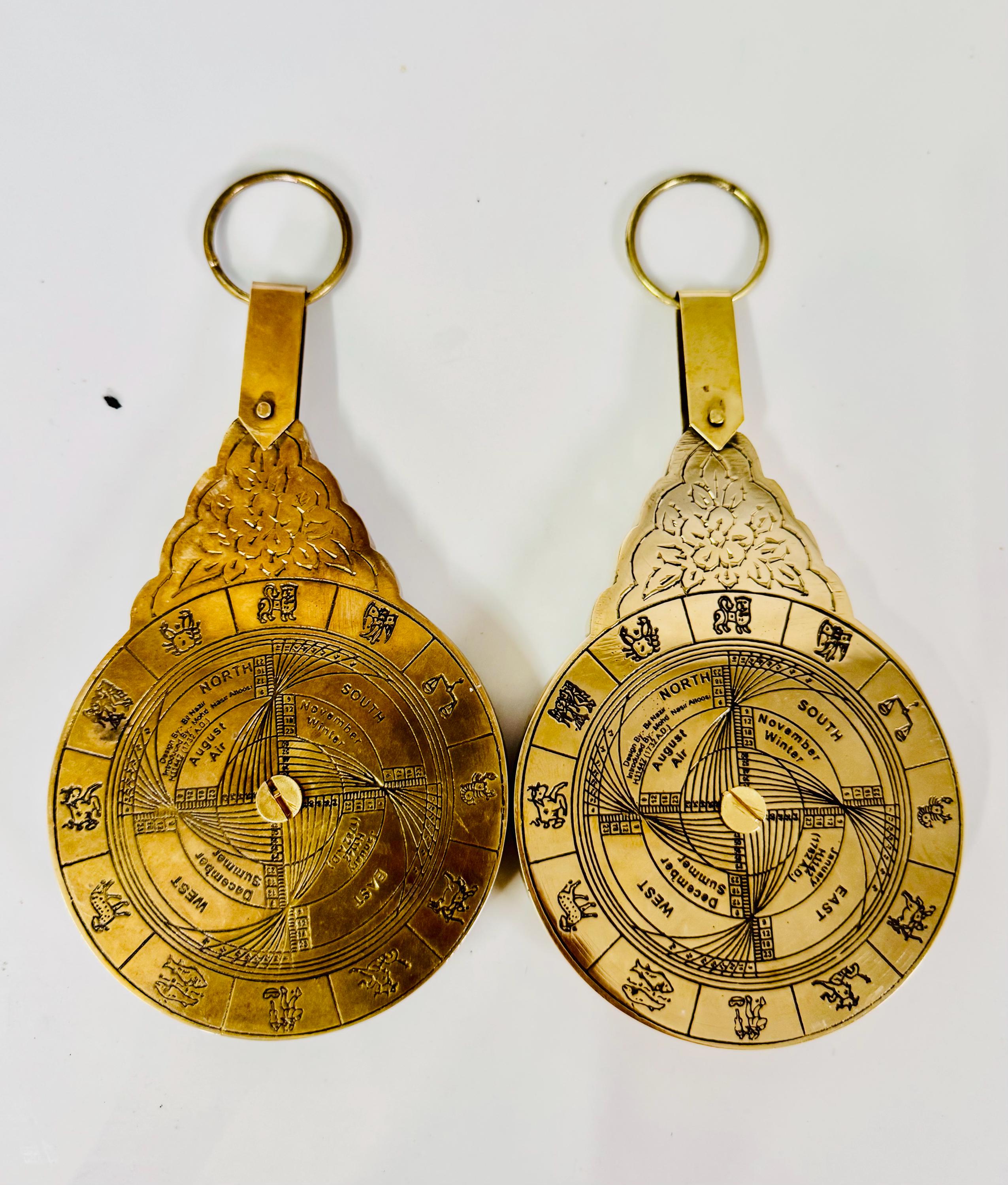 Handcrafted Vintage Brass Astrolabe – English Globe 8” – Nautical ...