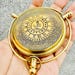 Small Brass Pocket Compass Can Be Engraved 24hr Turn Round - Etsy UK