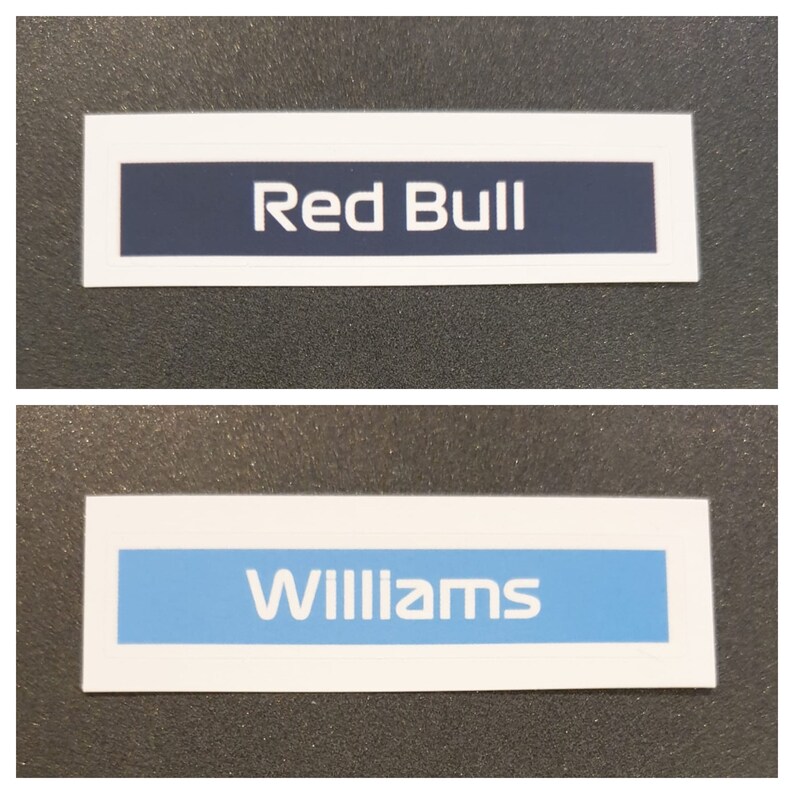 F1 Team Sticker F1 Team Name Sticker F1 Sticker Formula One Sticker - Etsy
