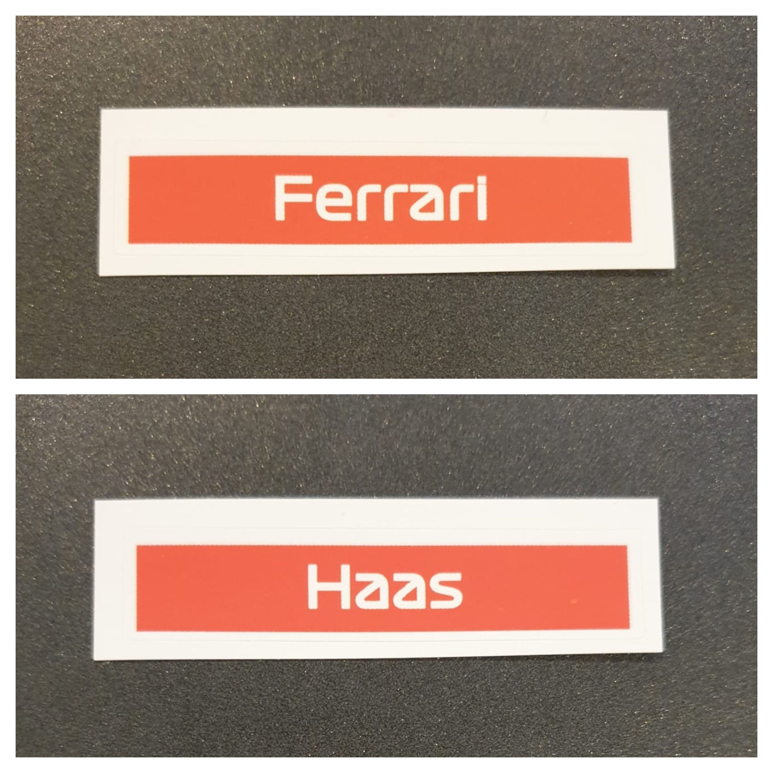 F1 Team Sticker F1 Team Name Sticker F1 Sticker Formula One Sticker - Etsy