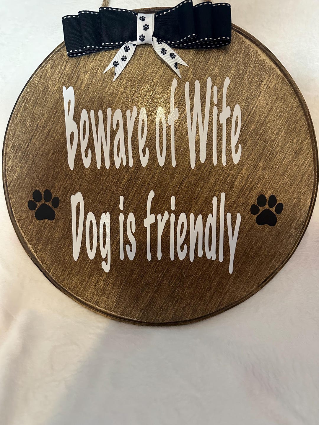 Beware of Wife Wooden Sign - Etsy
