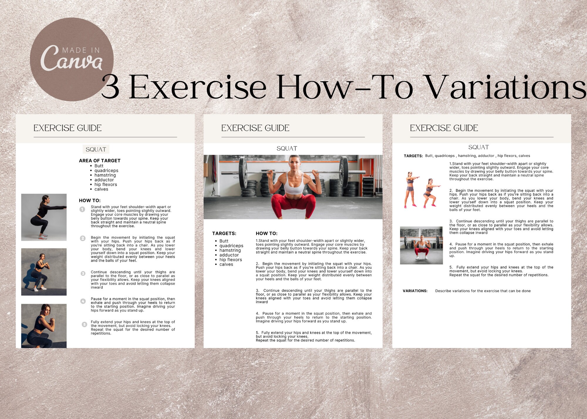Fitness Ebook Template | Health and Nutrition Guide Book | Pre-designed ...