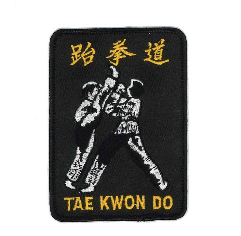 TKD Taekwondo Martial Arts Patch 5 - Etsy