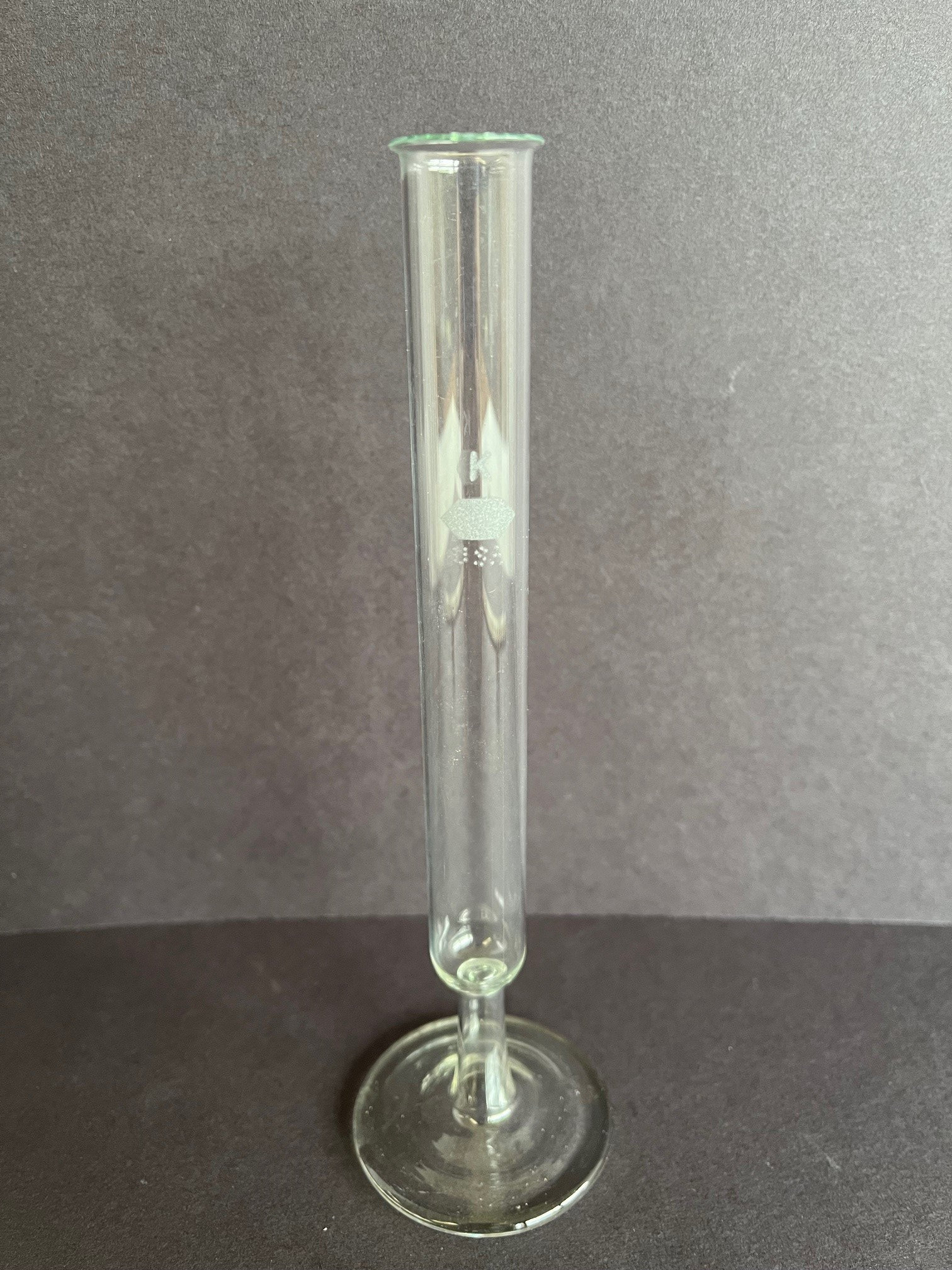 Glass Tube on Stem 30 Ml Volume 7.5 Inches Tall With Cork Stopper - Etsy