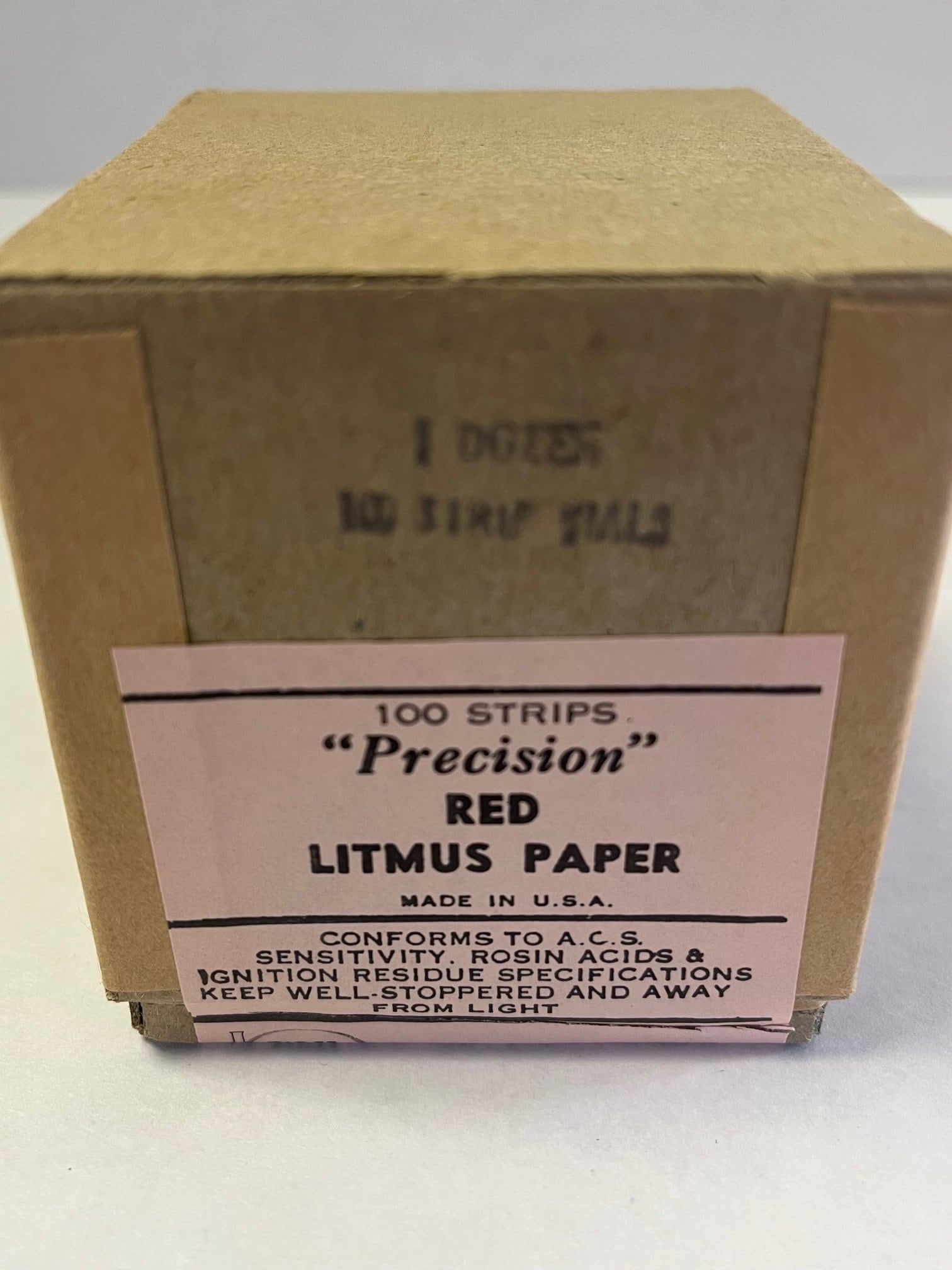 Case of Red Litmus Paper 12 Vials 100 Paper Strips per - Etsy