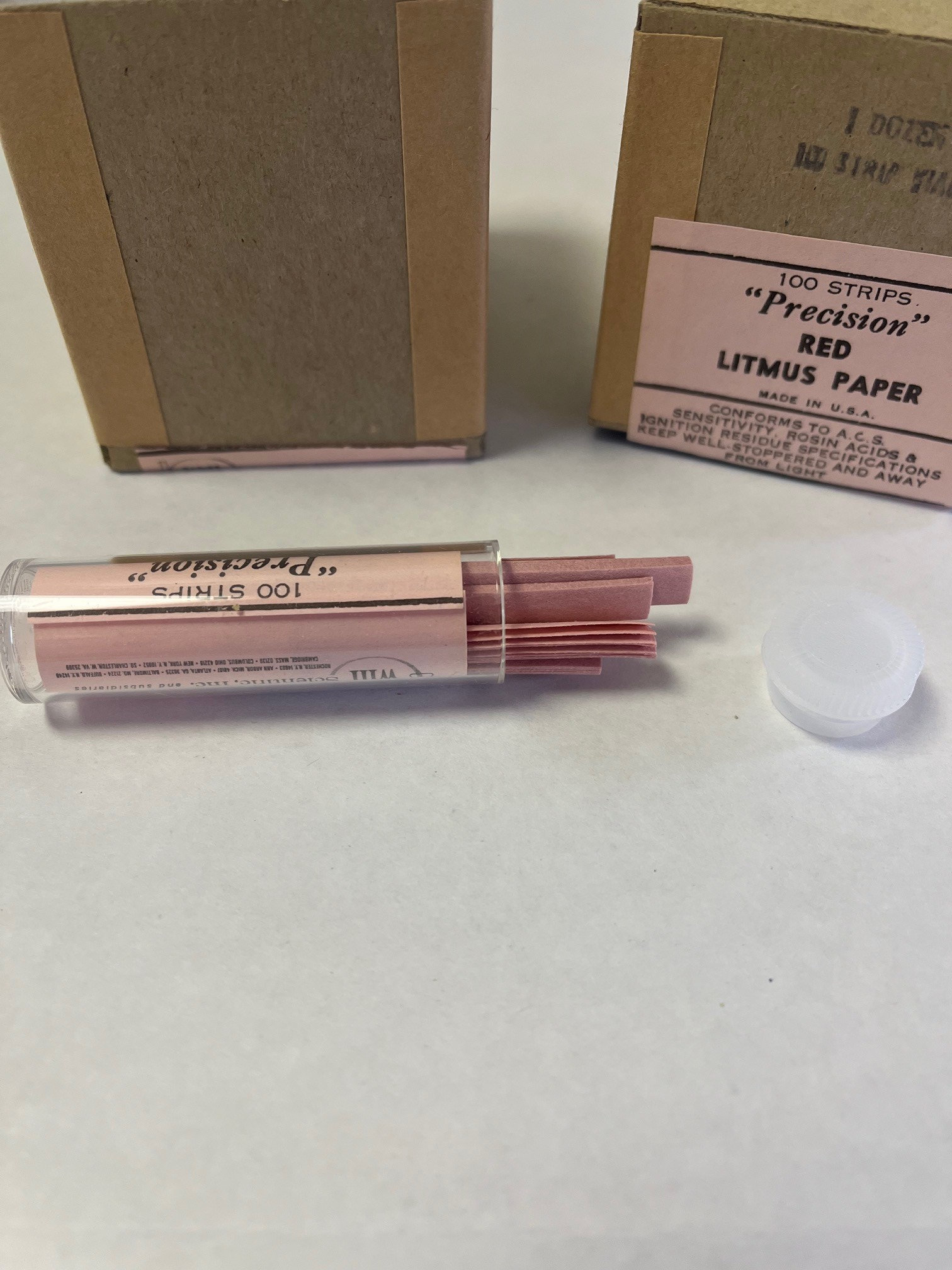 Case of Red Litmus Paper 12 Vials 100 Paper Strips per - Etsy