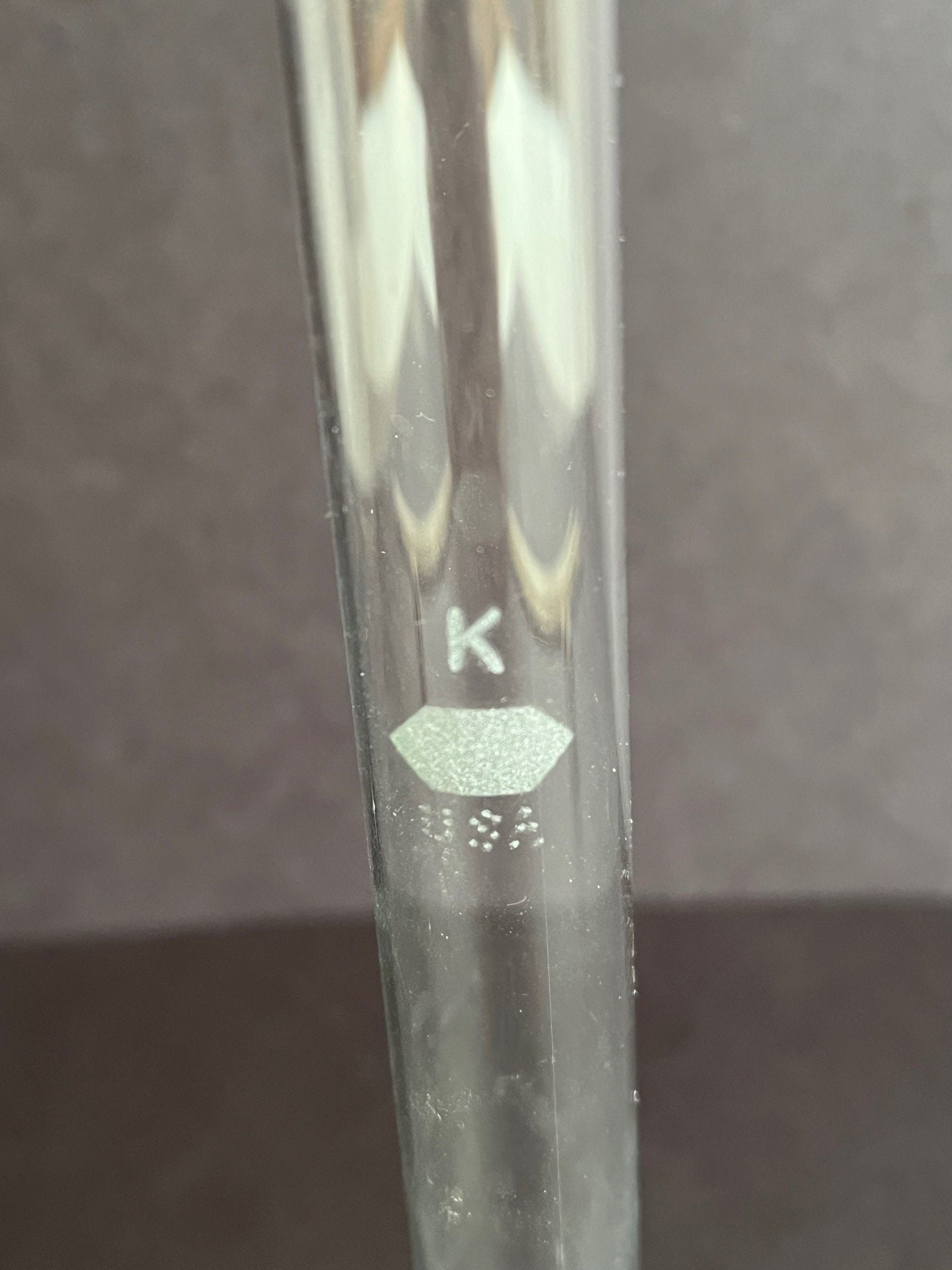 Glass Tube on Stem 30 Ml Volume 7.5 Inches Tall With Cork Stopper - Etsy