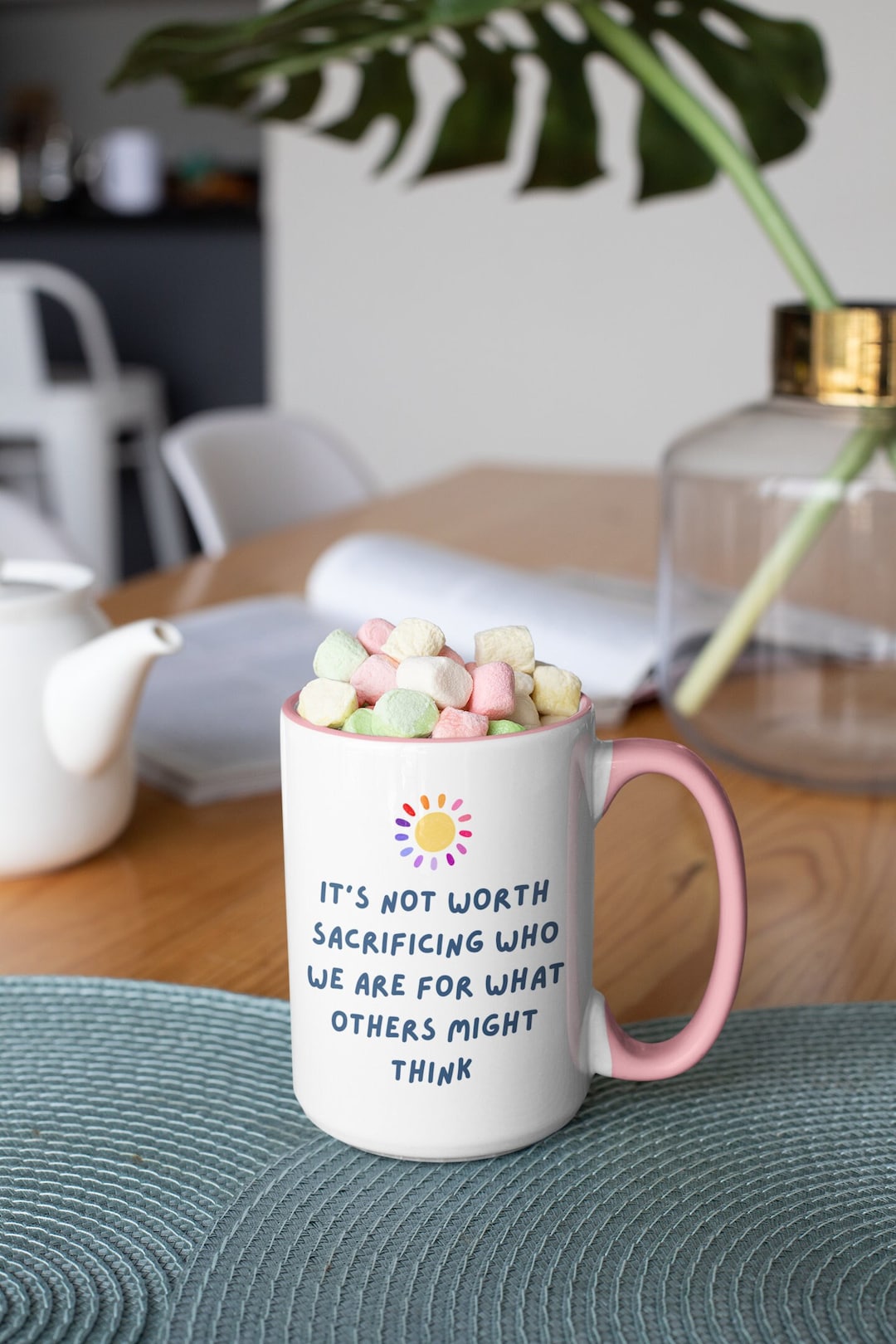 Positive Quote Mug for Coffee Inspirational Gift for Encouragement Mug ...