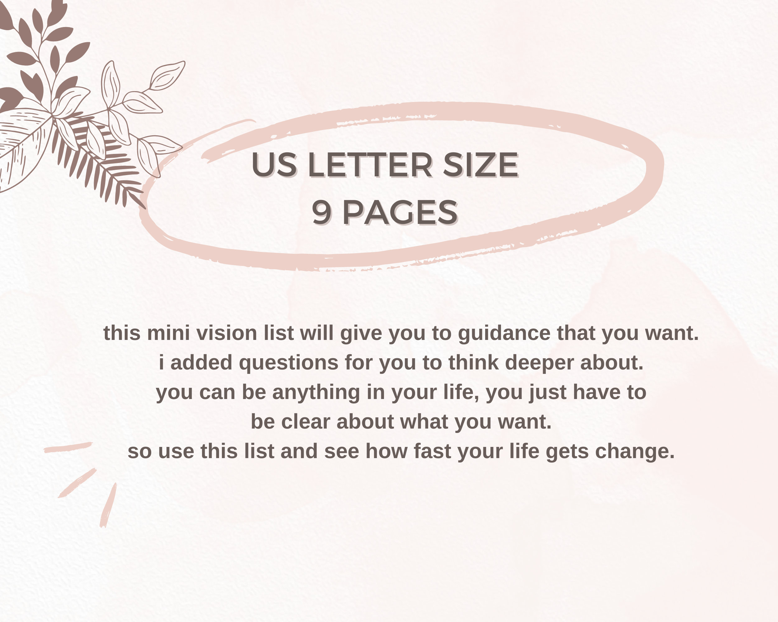 2024 Vision Board Journal Life Vision List Pdf, Future Self Vision ...