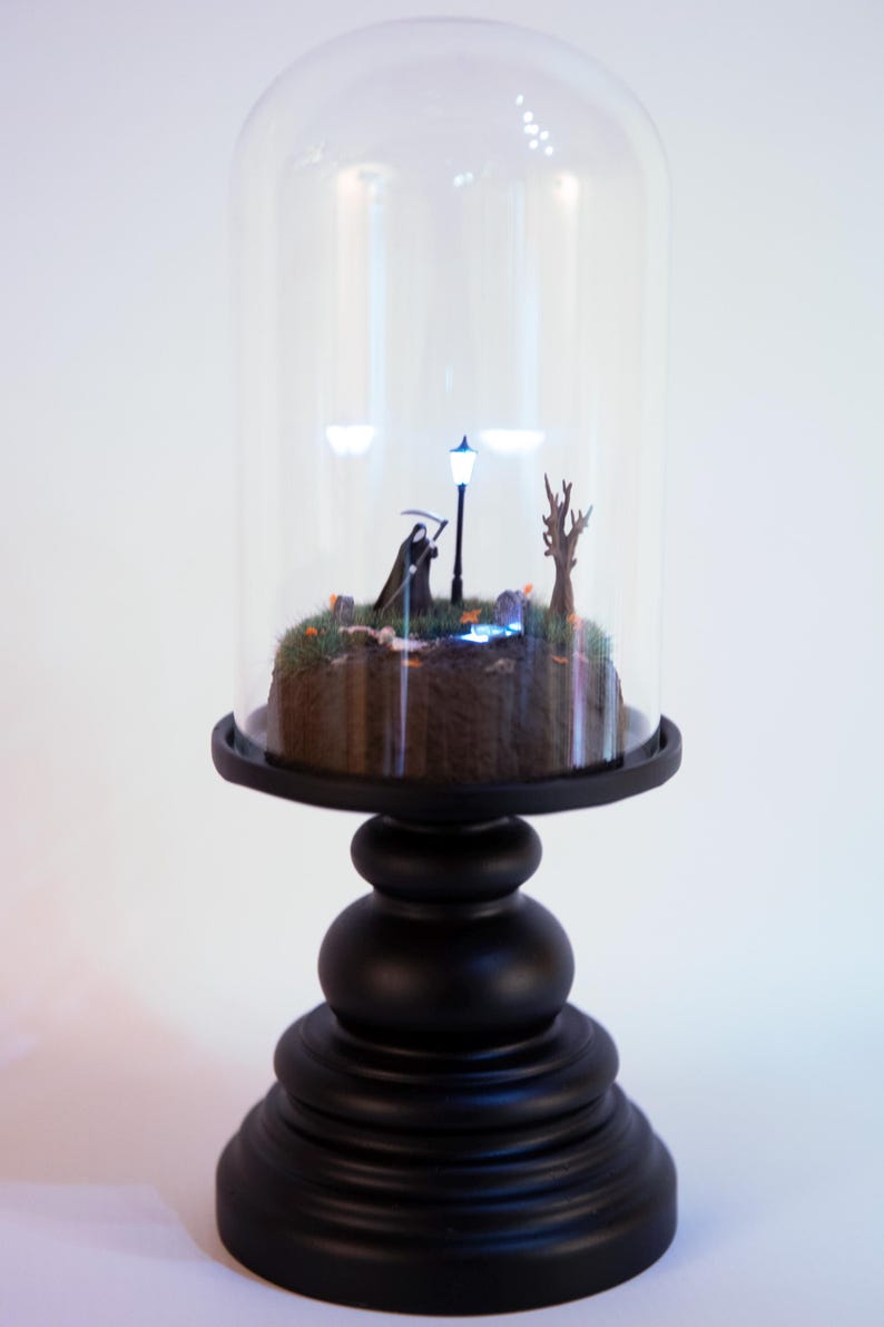 Grim Reaper Haunted Diorama - Etsy