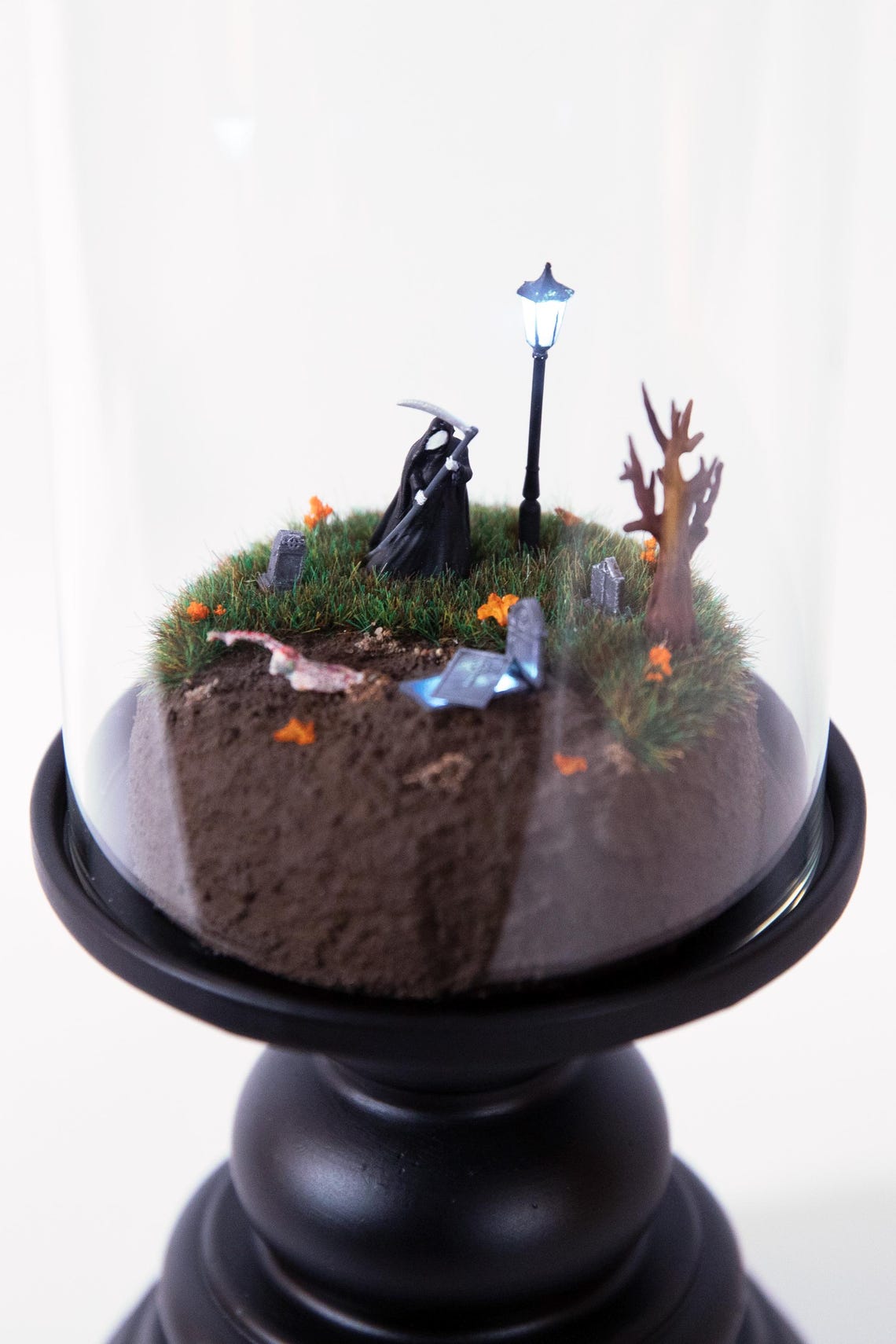 Grim Reaper Haunted Diorama - Etsy