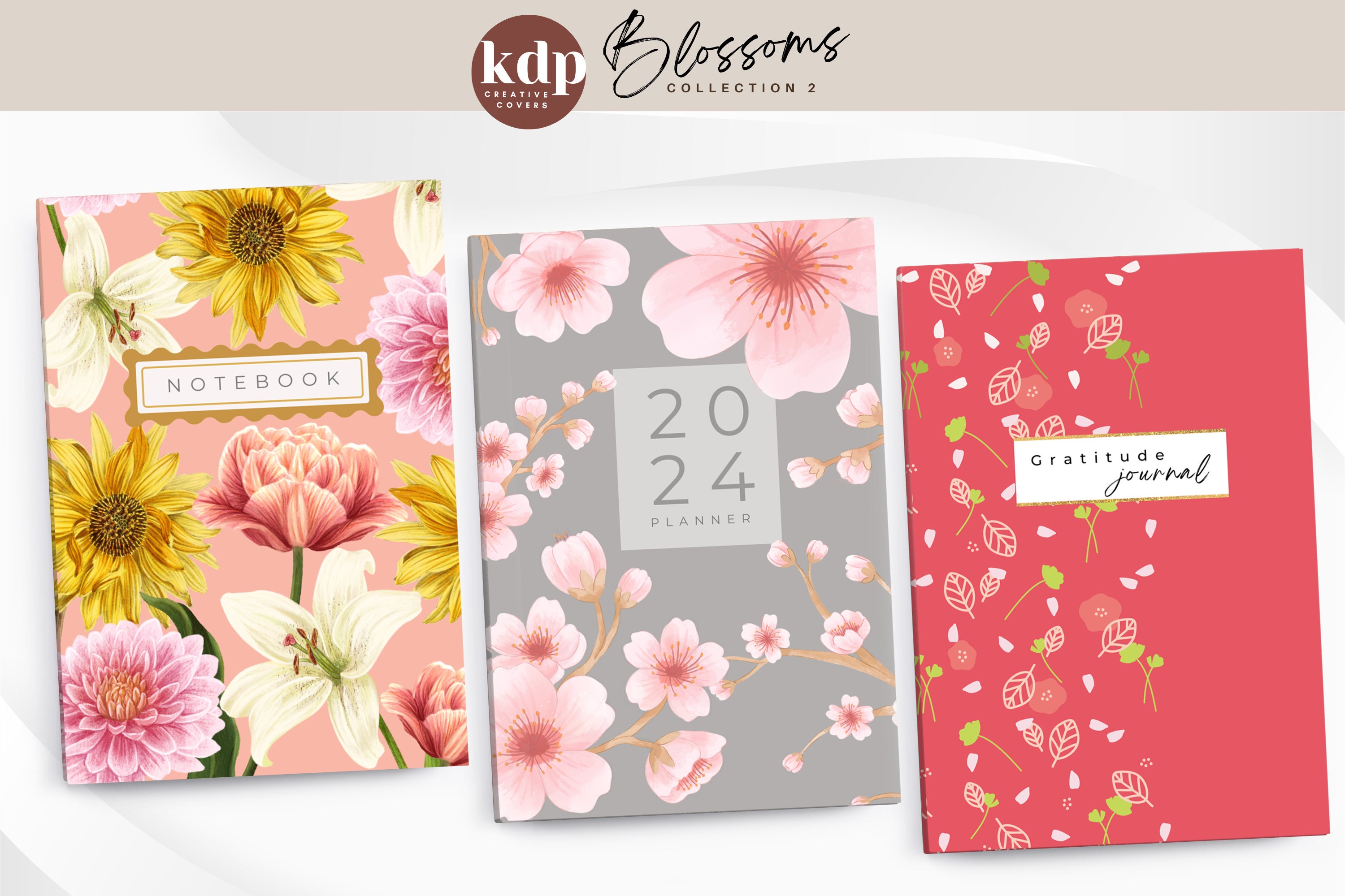 6 KDP Book Cover Templates, Editable in Canva, 6”x 9" Paperback/120 Pgs ...