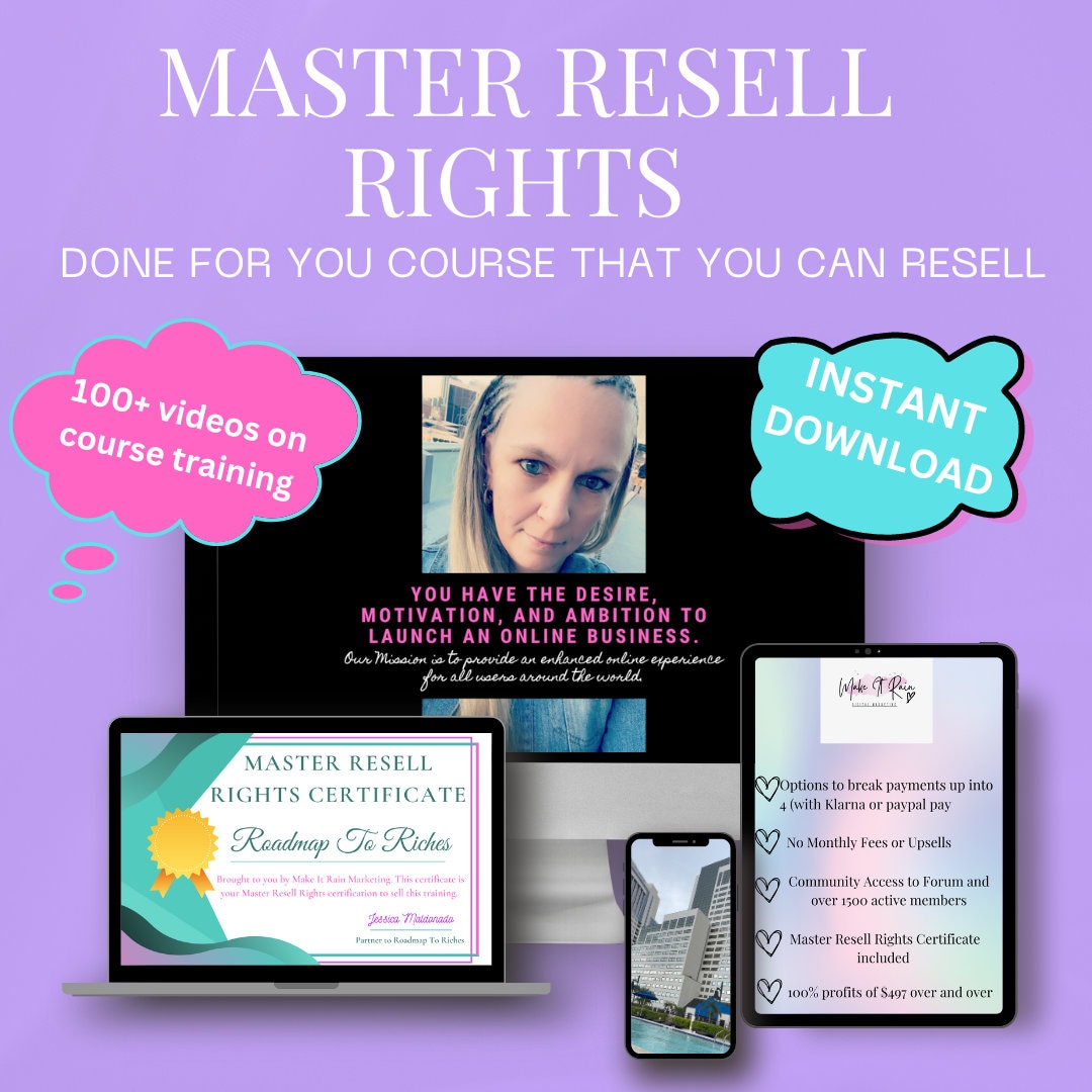 Quit Your 9 To 5 Job With Master Resell Rights Training Course