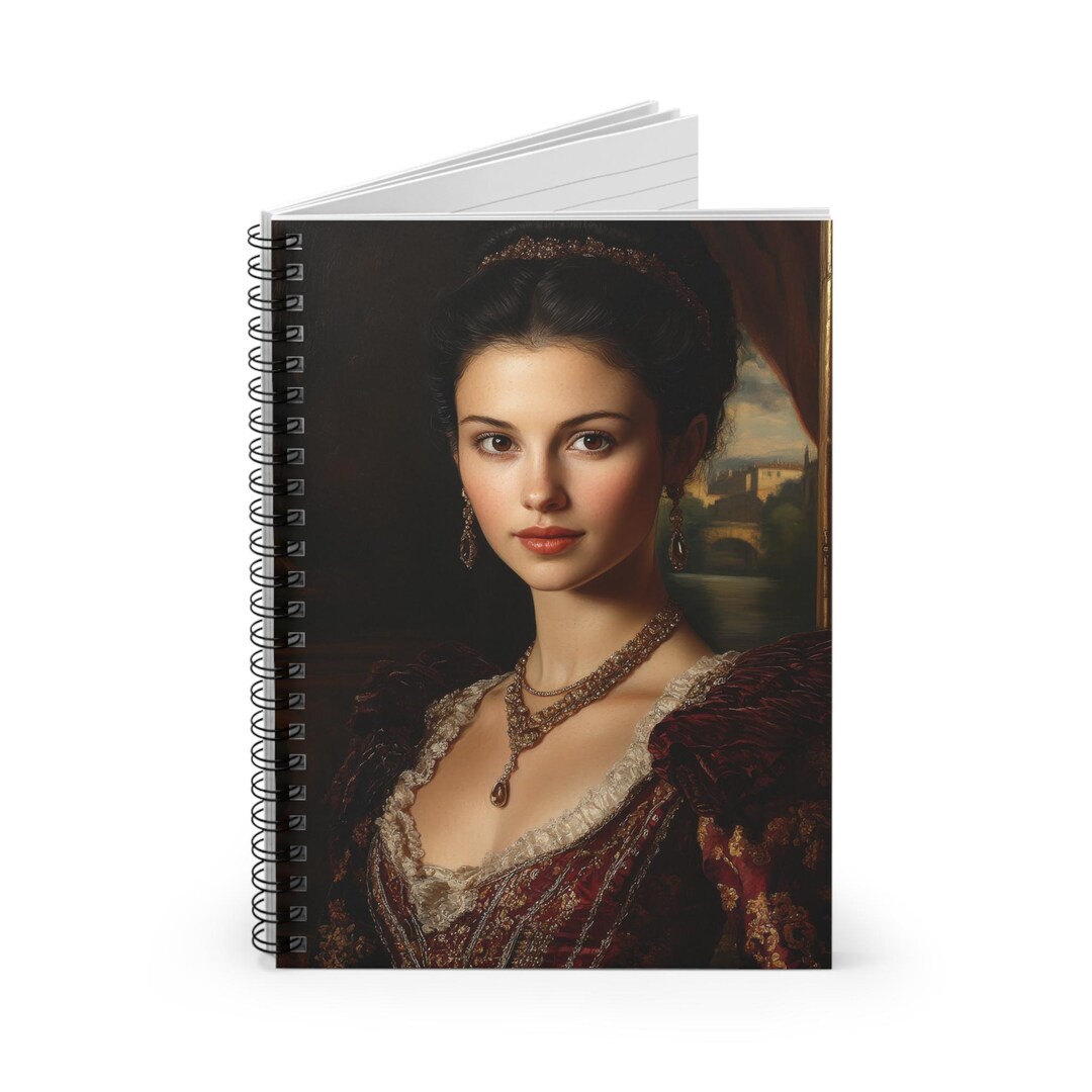 Renaissance Florentine Noblewoman Spiral Notebook 6x8 Art Journal Gift ...